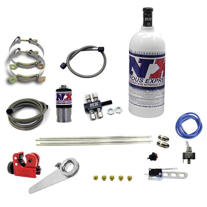 NITROUS EXPRESS Motorcycle 4-Cylinder Dry System + Bottle – BOOST BOX ...