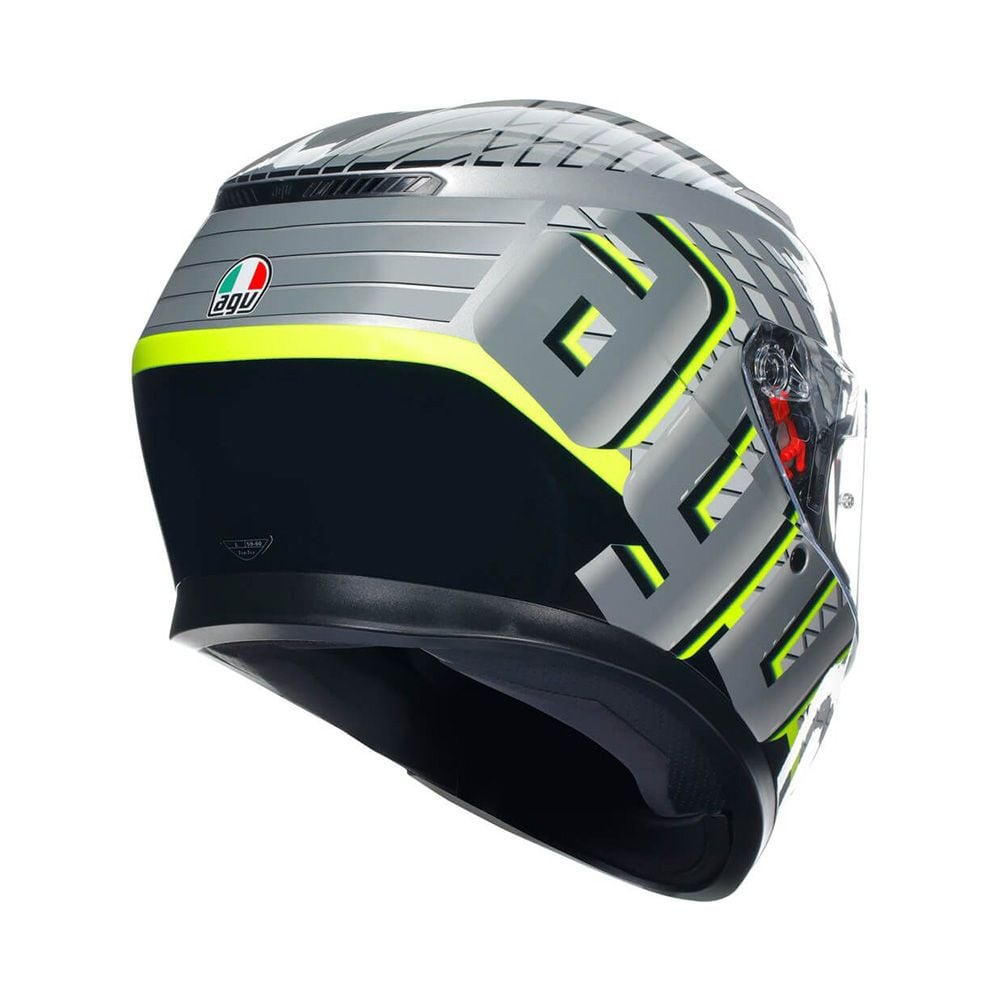 AGV K3 E2206 Mplk Fortify Grey Full Face Helmet – BOOST BOX PERFORMANCE